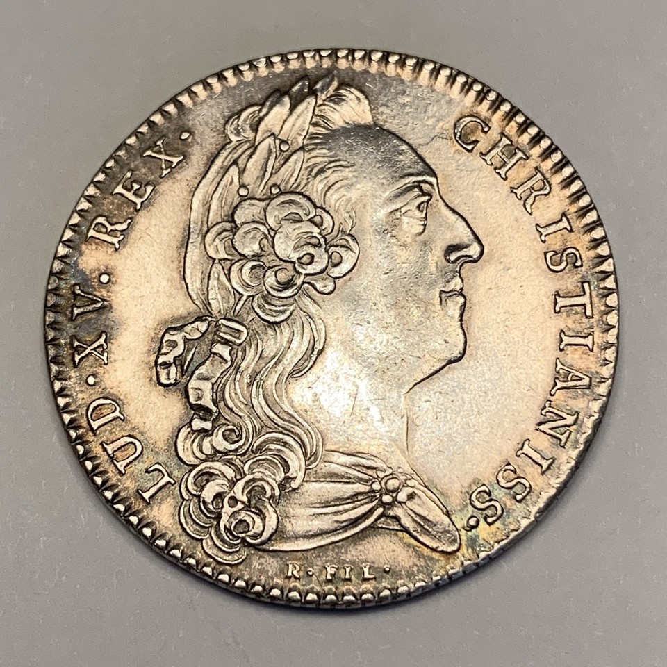 1700s Silver Coin – 1767 French Jeton Louis XV Hercules on Lion Skin | eBay