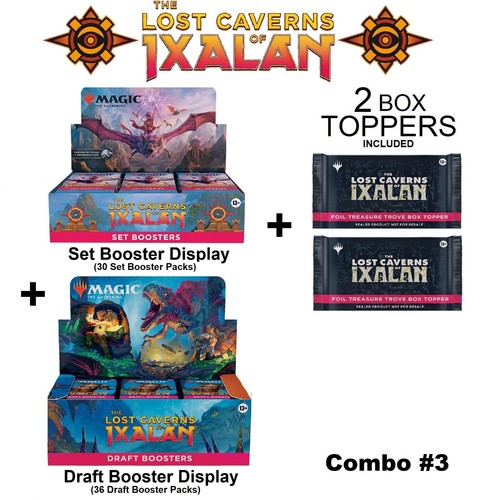 MTG LOST CAVERNS OF IXALAN Set Collector Draft Bundle Box Topper ...
