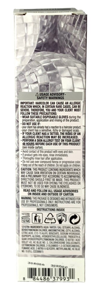 3-Matrix Socolor Cult “Disco Silver” Semi Permanent Hair Color, 4 fl oz ...