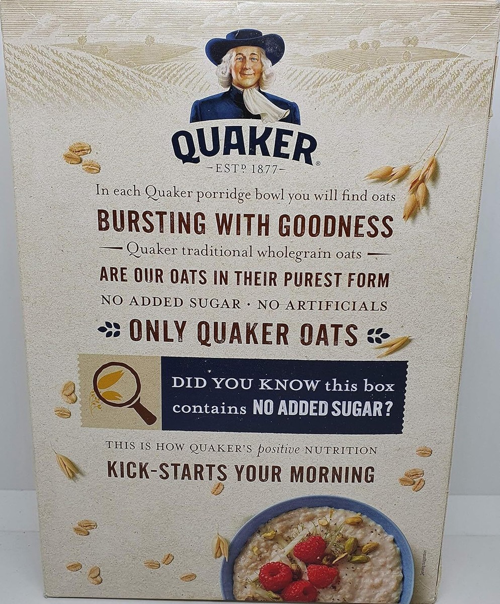 Quaker Oats 100 Wholegrain Rolled Oats 1kg From Redmart Quaker Oats