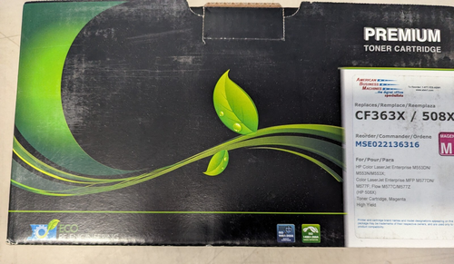 High Yield CF363X Magenta Toner for HP 508X Color LaserJet M552dn M553x ...