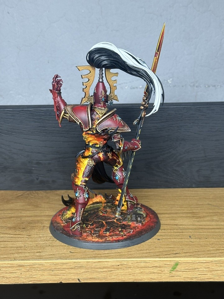 Warhammer 40k: AVATAR OF KHAINE AELDARI- Painted Commission | eBay UK