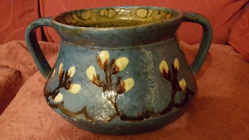 Art Nouveau German Art Pottery Bowl dated 1912 Bremer | eBay