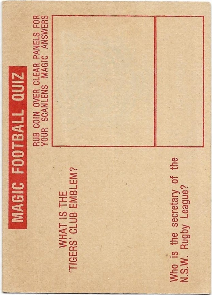 1975 Nrl Rugby League Scanlens (23) Tim PICKUP Norths | eBay