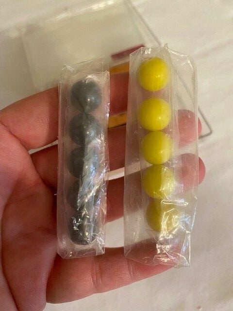 Vintage RARE Tic Tac Toe Game in Plastic Case with Marbles 1960's | eBay