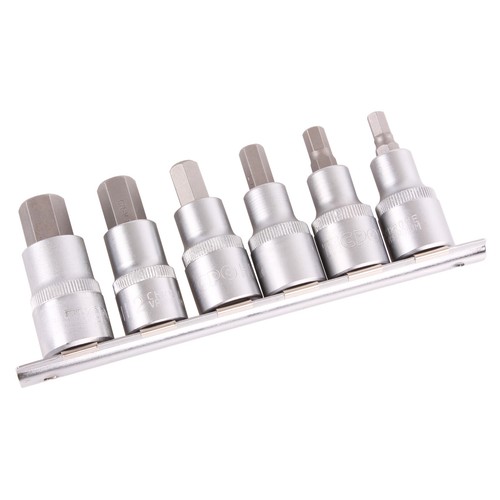 INNENSECHSKANT STECKSCHLÜSSEL SATZ 6-14mm 1/2 ZOLL SECHSKANT für INBUS ...