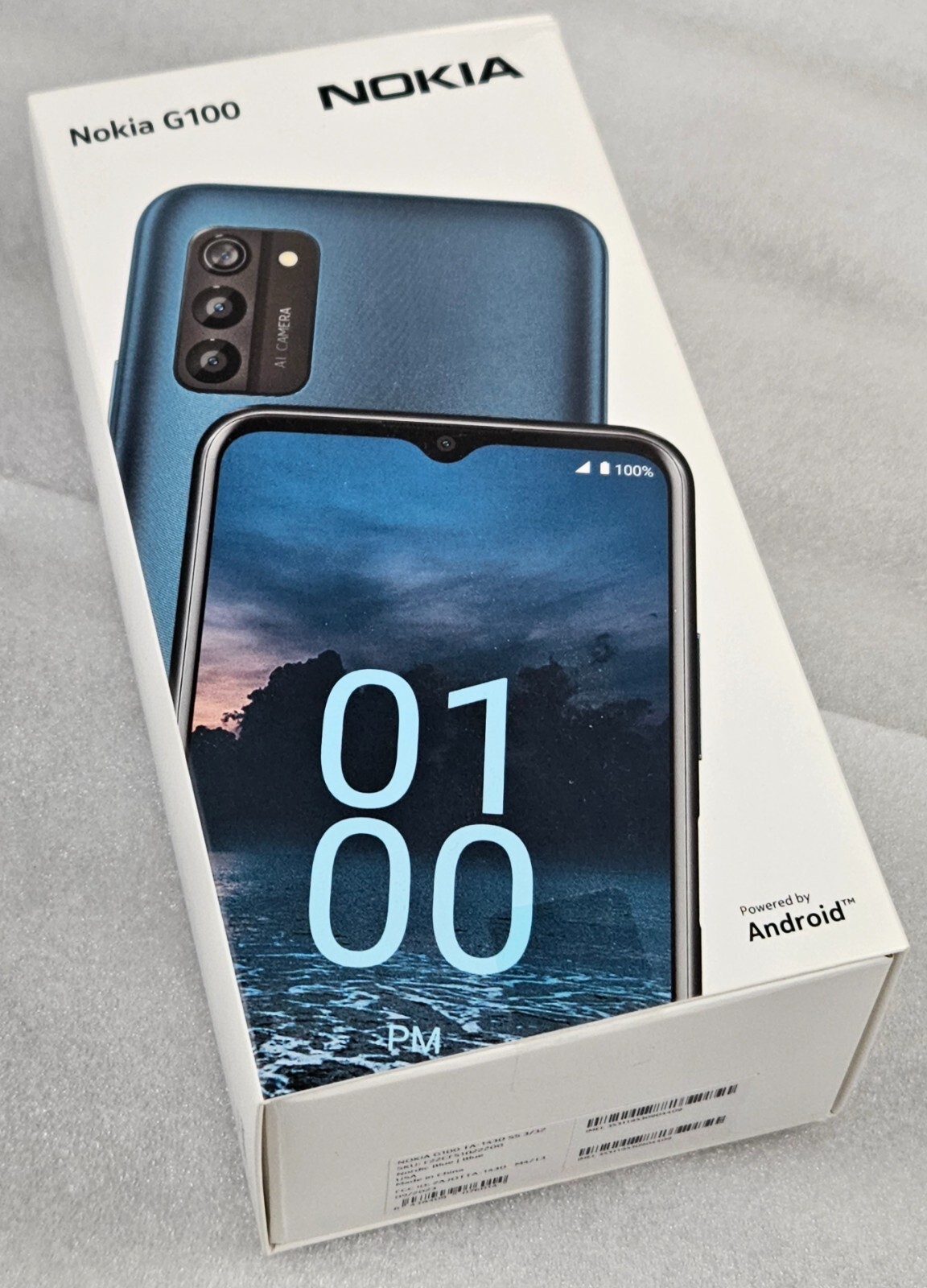 Nokia G100 TA-1430 - 32GB - Blue - Unlocked- NEW Sealed Box