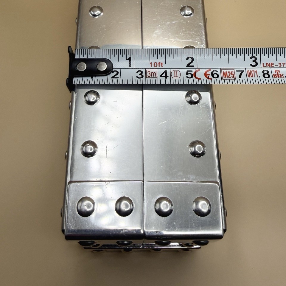 Vintage 1995 Oakley X Metal Vault Sunglasses Case Riveted Aluminum 6.5 ...