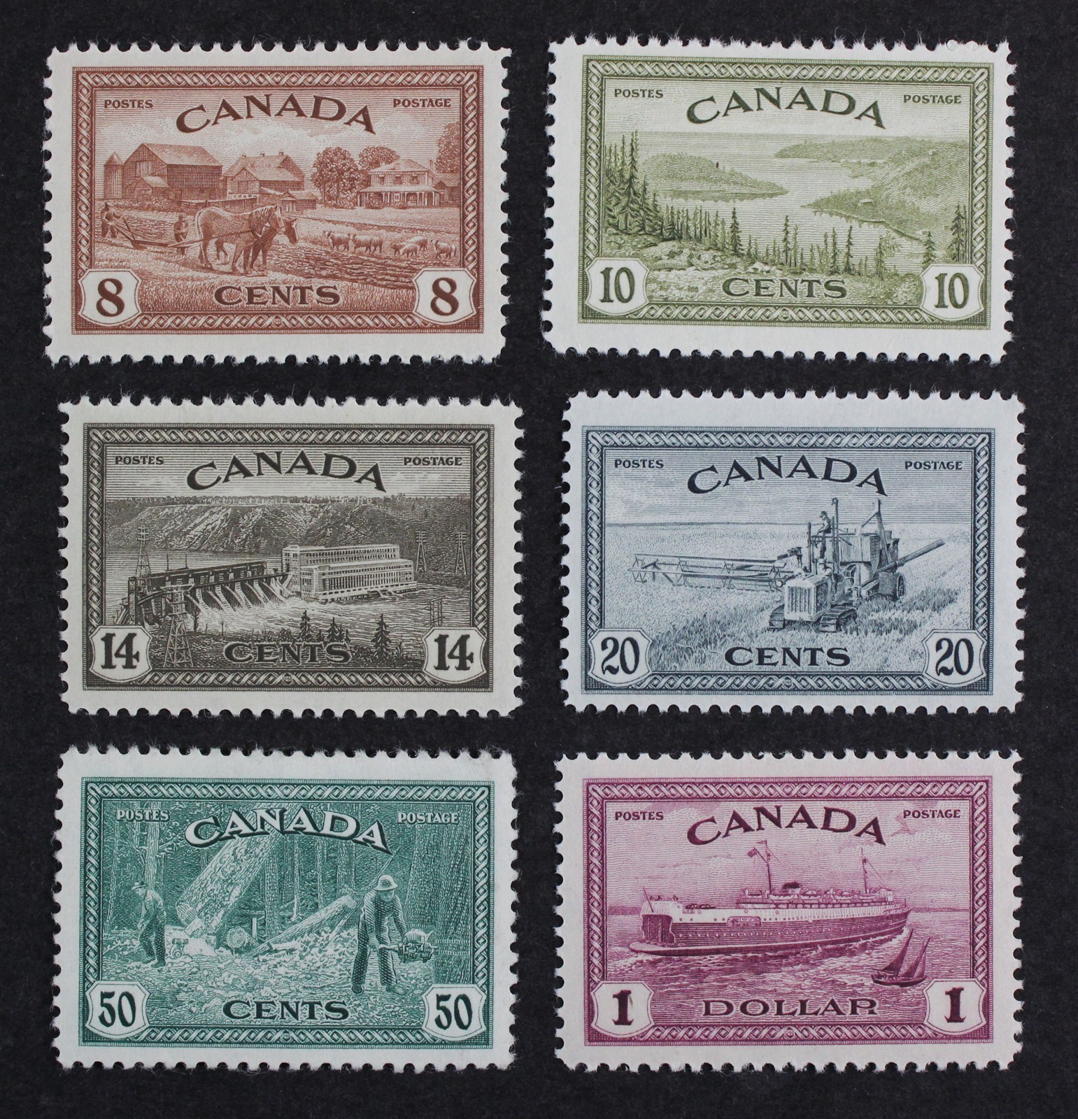 CKStamps: Canada Stamps Collection Scott#268-273 Mint NH OG | eBay