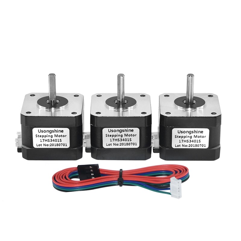 42 Stepper Motor 17HS3401S 2-phase 4-wire 3D Printer Stage Light Drive ...