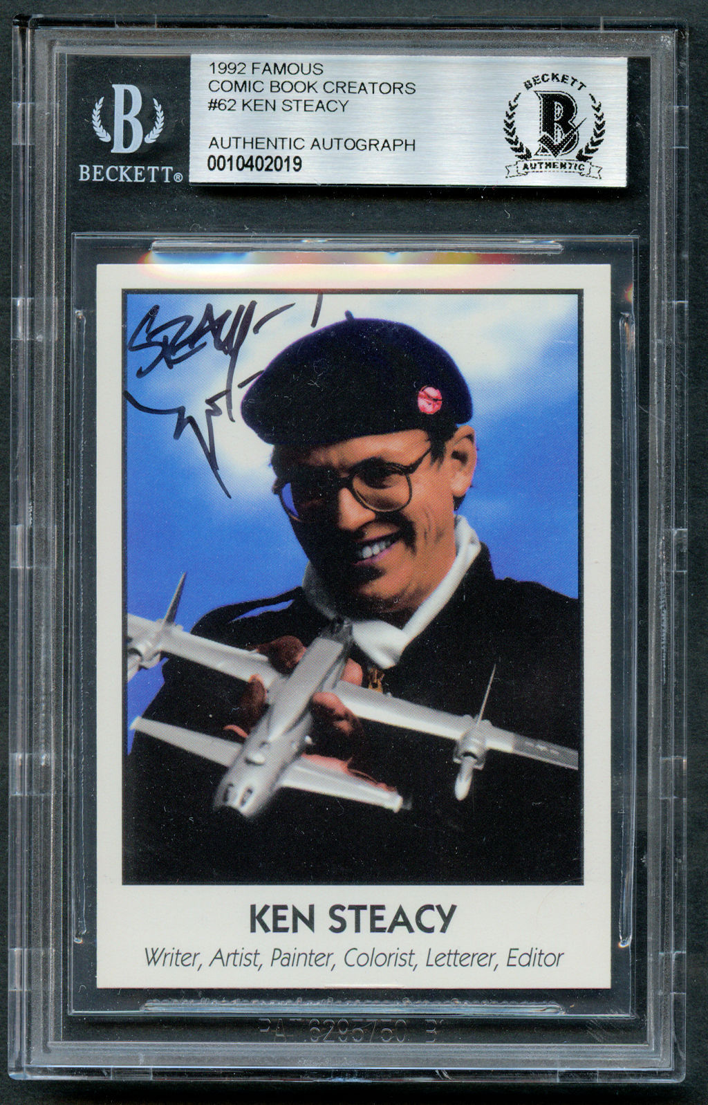 Ken Steacy #62 signed autograph auto 1992 Famous Comic Book Creators ...