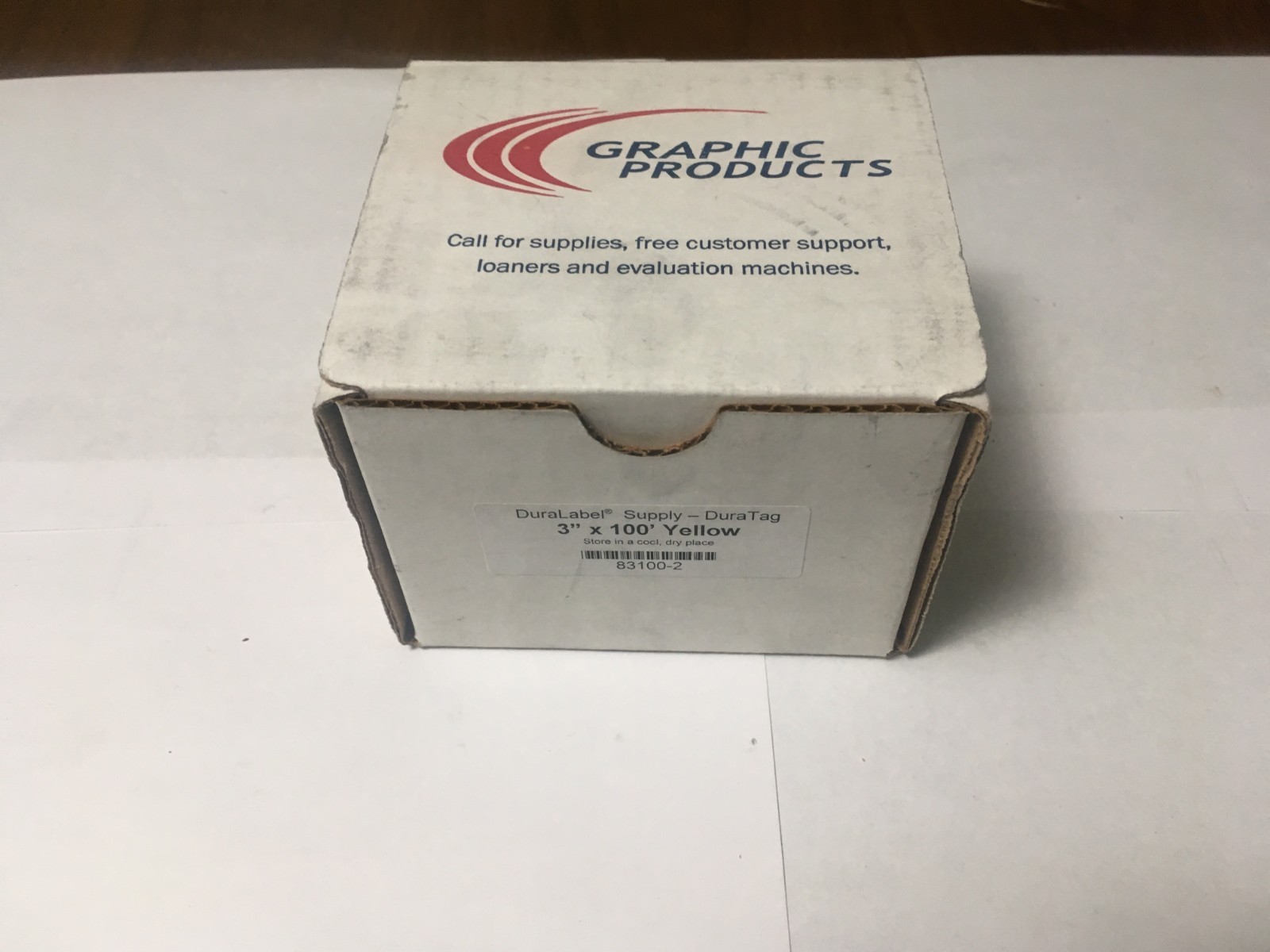 DuraLabel DuraTag 3" x 100' Yellow 83100-2 | eBay
