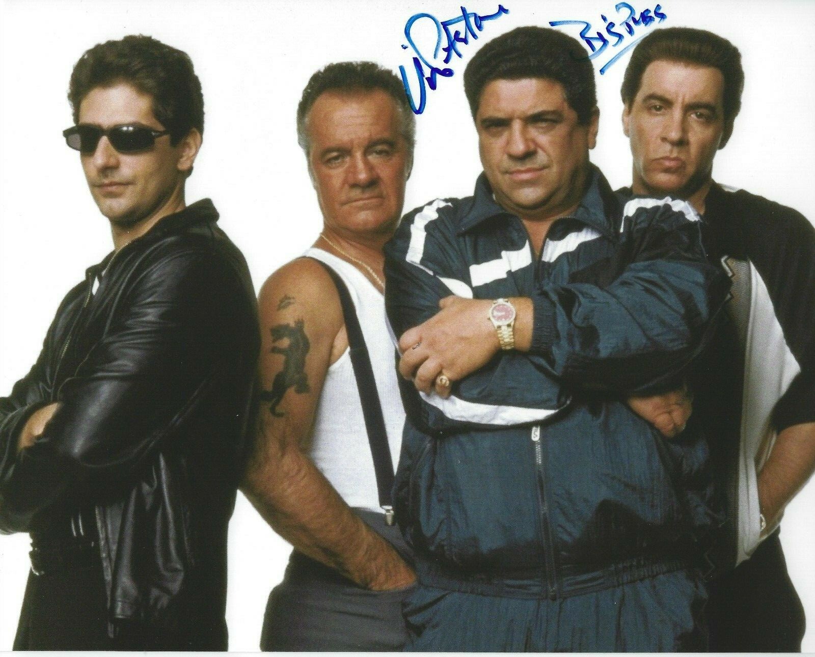 VINCENT PASTORE Signed 8.5 x 11 Photo REPRINT Big Pussy Bonpensiero THE ...