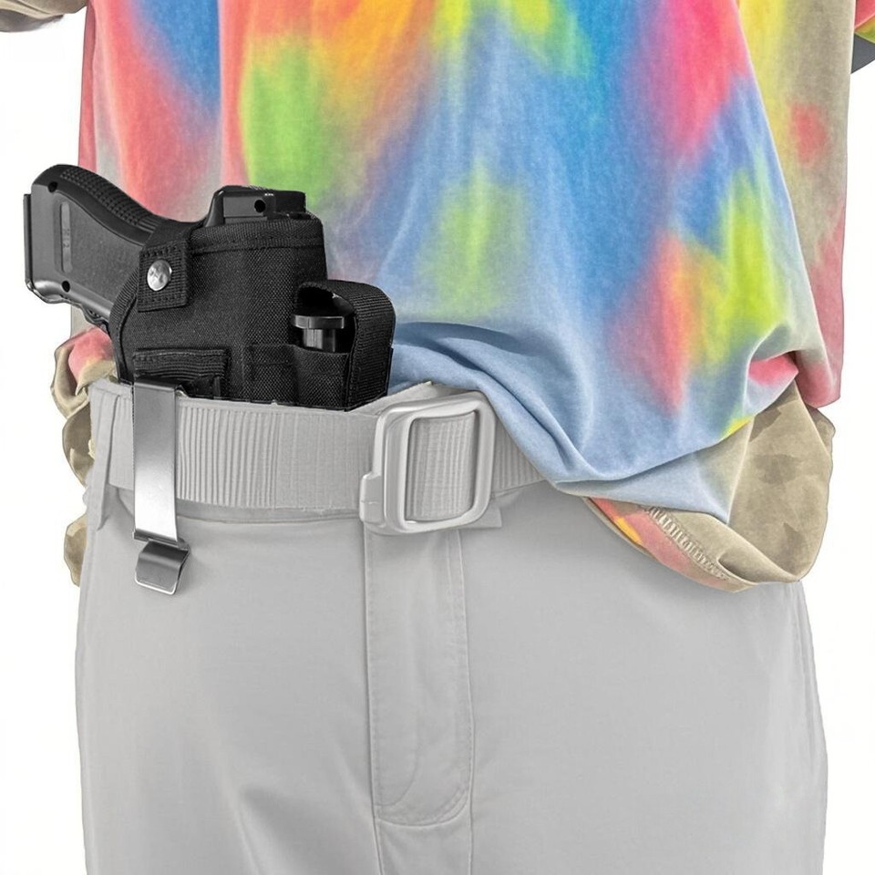 Tactical IWB OWB Gun Holster Fits Pistol with Laser or Light for ...