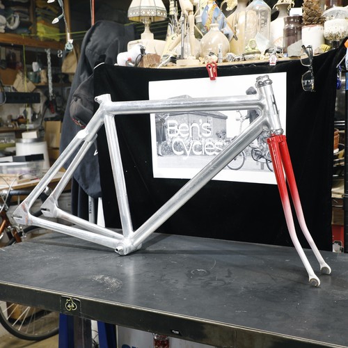 Vintage Aluminum Huppert & Ellison Track Bike Frame - 46cm - Ofmega ...