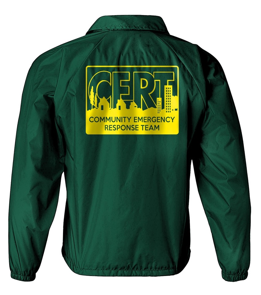 CERT jacket, Community Emergency Response Team jacket, Preparedness ...