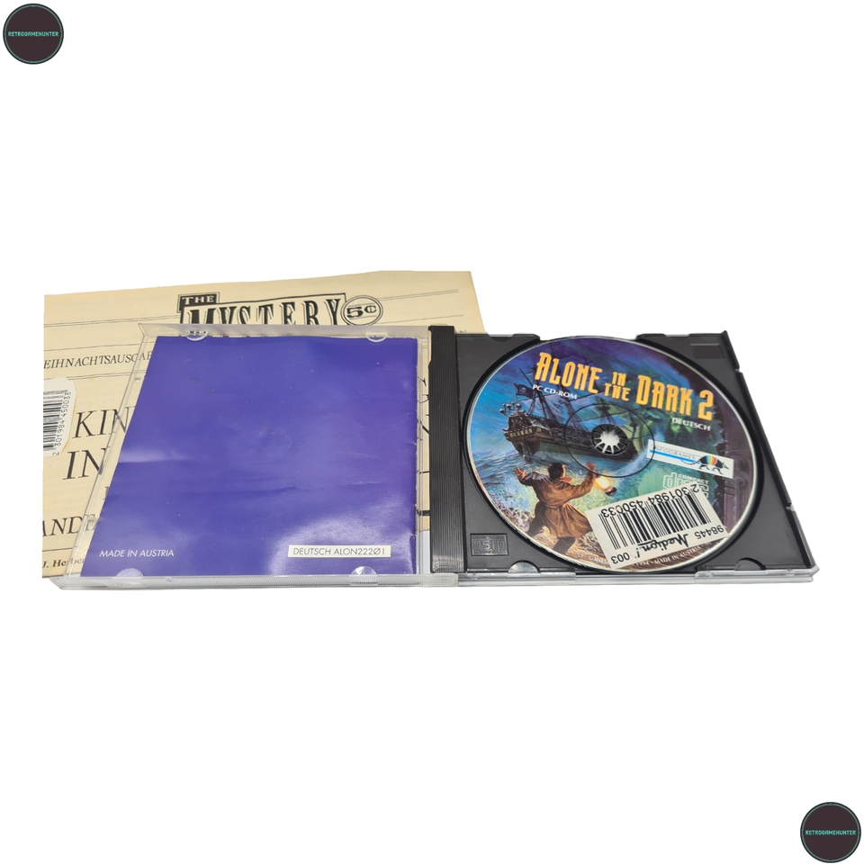 Alone in the Dark 2 IBM Dos PC CD-Rom Game Big Box Infogrames 1993 ...