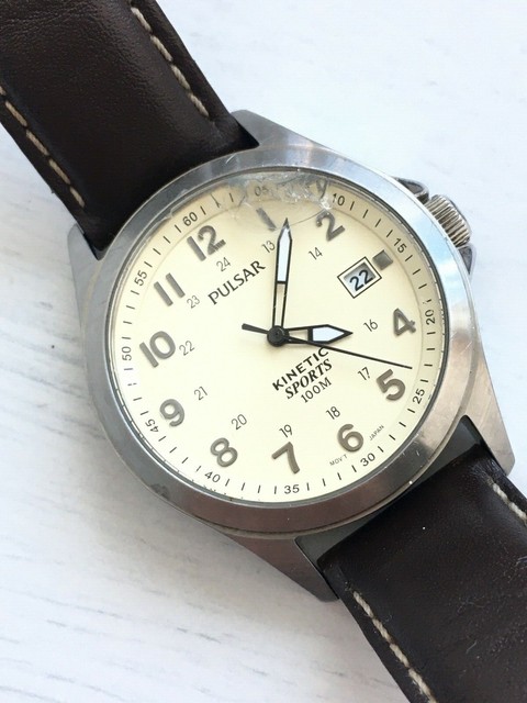 Yt57-x041 Pulsar Men's Kinetic Military Sports Watch - 100m for sale ...