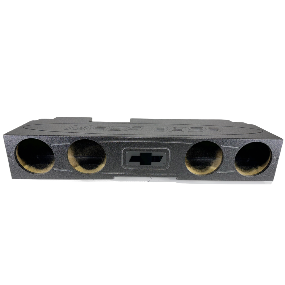 Silverado Sierra 14-18 Crew Cab Subwoofer Box Enclosure 4x8 Ported ...