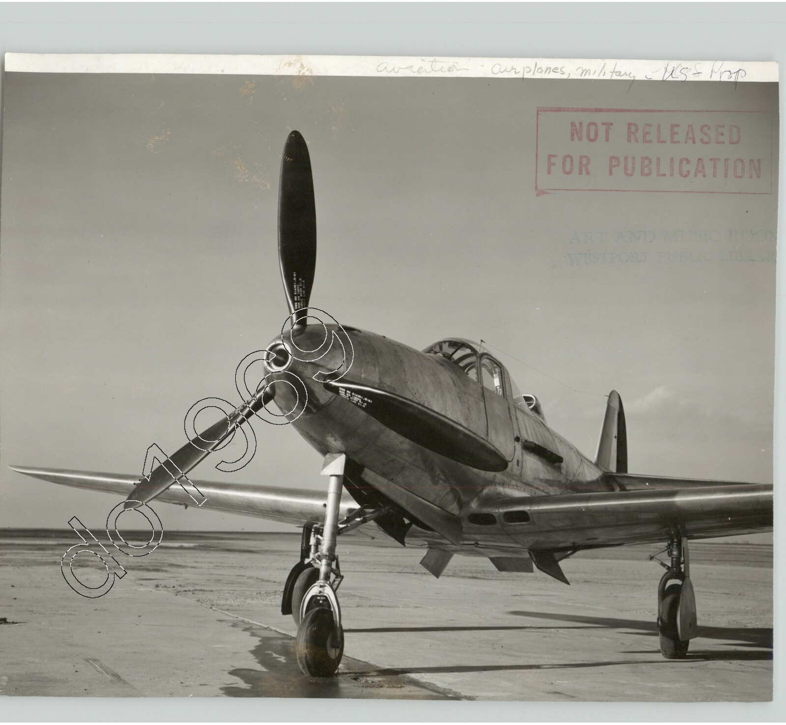 Aviation US Military Propeller Planes Bell Aircraft Buffalo NY 1940s ...