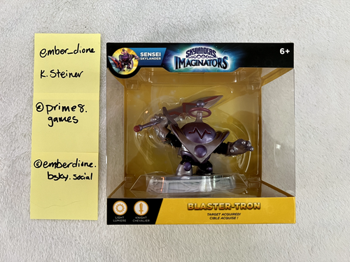 Skylanders Imaginators Sensei Master Blaster Tron Blaster-Tron ...