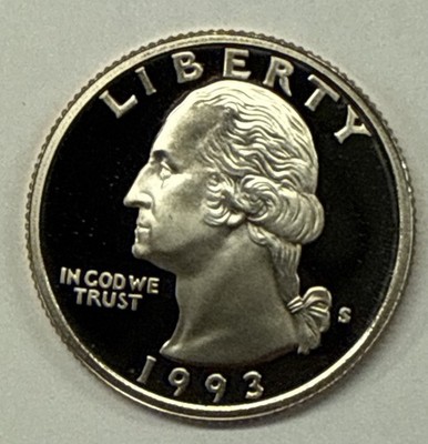 1993 S Washington Proof Clad Quarter from Proof Set | eBay