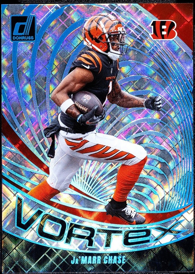 2024 Panini Donruss - Vortex Ja'Marr Chase #VOR-JCH Cosmic /100 for ...