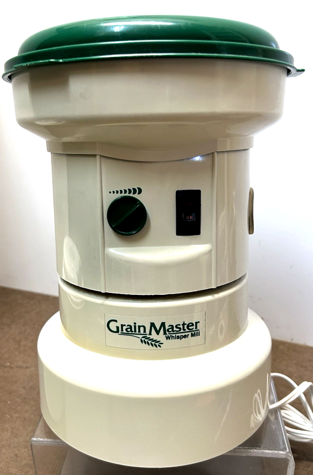 Grain Master Whisper Mill 2000 Electric Grinder with Two Canisters | eBay