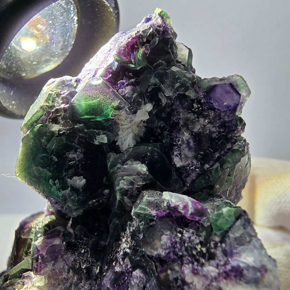 Large Fluorite Cube Specimen, green purple zonal Erongo Namibia 105*68 ...
