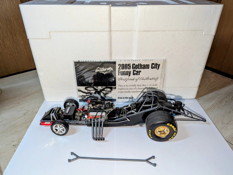 1/16 Mike Ashley Skull Gear Gotham City NHRA Funny Car Drag Racing | eBay