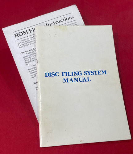 Disc Filing System manual for Acorn BBC by PACE | eBay