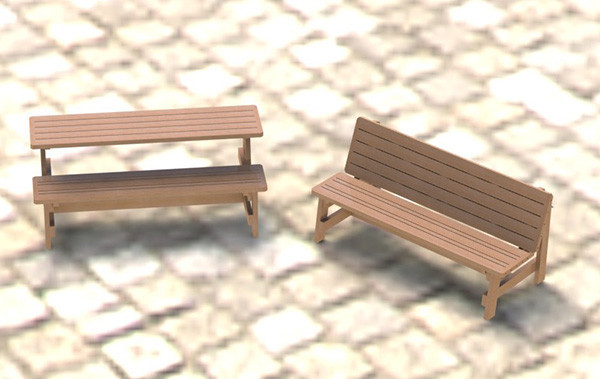 Convertible Benches to Picnic Table Combination Building Plans | eBay