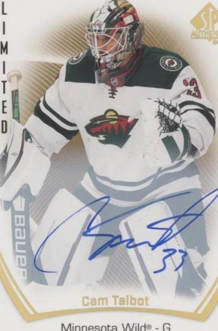2021-22 SP Authentic - Cam Talbot #7 Limited Autographs (AU, MEM) for ...
