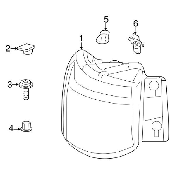 For Jeep Cherokee 2018 Mopar 55112838AC Passenger Side Replacement Tail ...