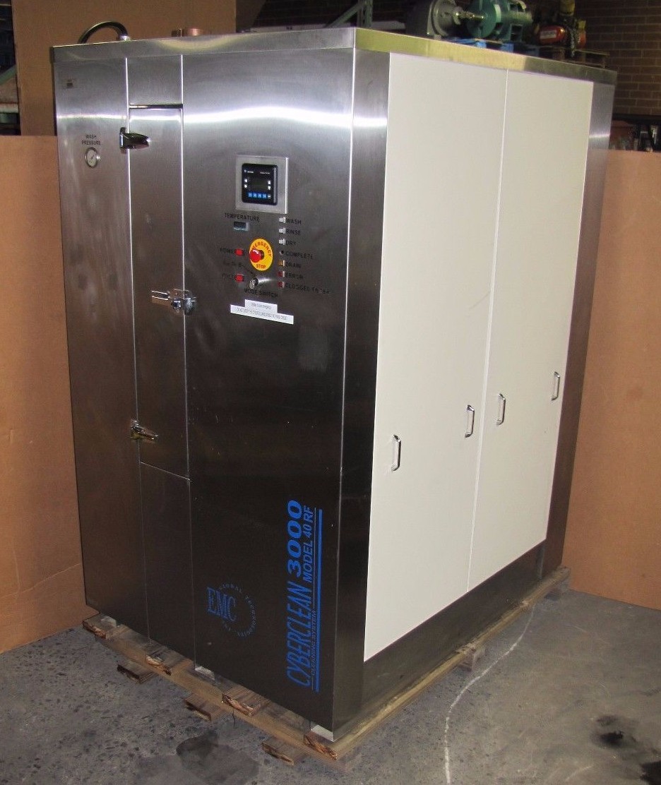 EMC GLOBAL TECHNOLOGIES CYBERCLEAN 3000 40 RF TRAY PARTS CLEANER ...