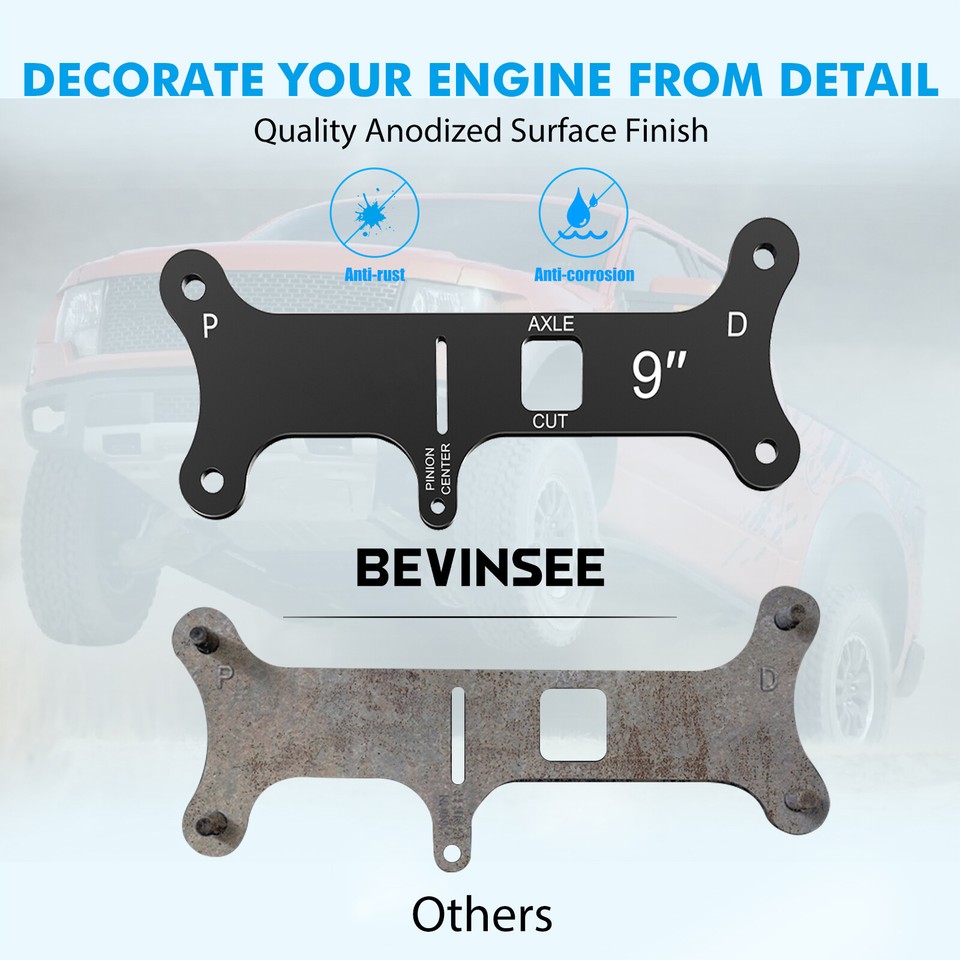 Anodized 9" Rear End Axle Tube Narrowing Guide Rearend Pinion Tool For ...