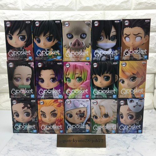 Demon Slayer Q posket petit vol.1 2 3 4 5 Figure Set of 15 Qposket New ...