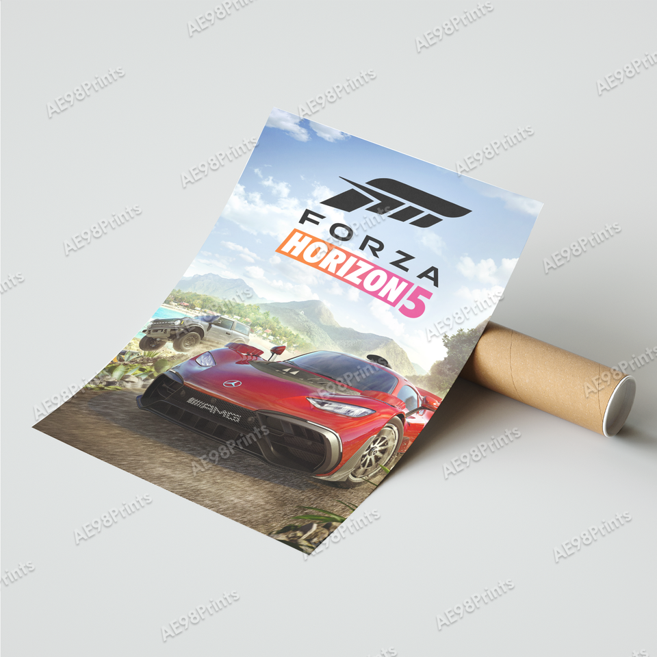 Forza Horizon 5 Video Game Poster Xbox Art Racing Print Wall Home Room ...