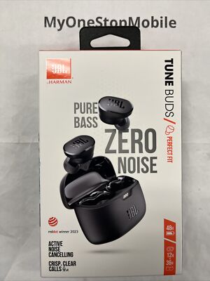 JBL Tune Buds True Wireless ZERO Noise Cancelling Pure BASS Earbuds ...