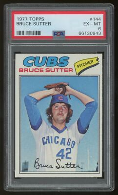 1977 TOPPS RC PSA 6 #144 (943) BRUCE SUTTER | eBay