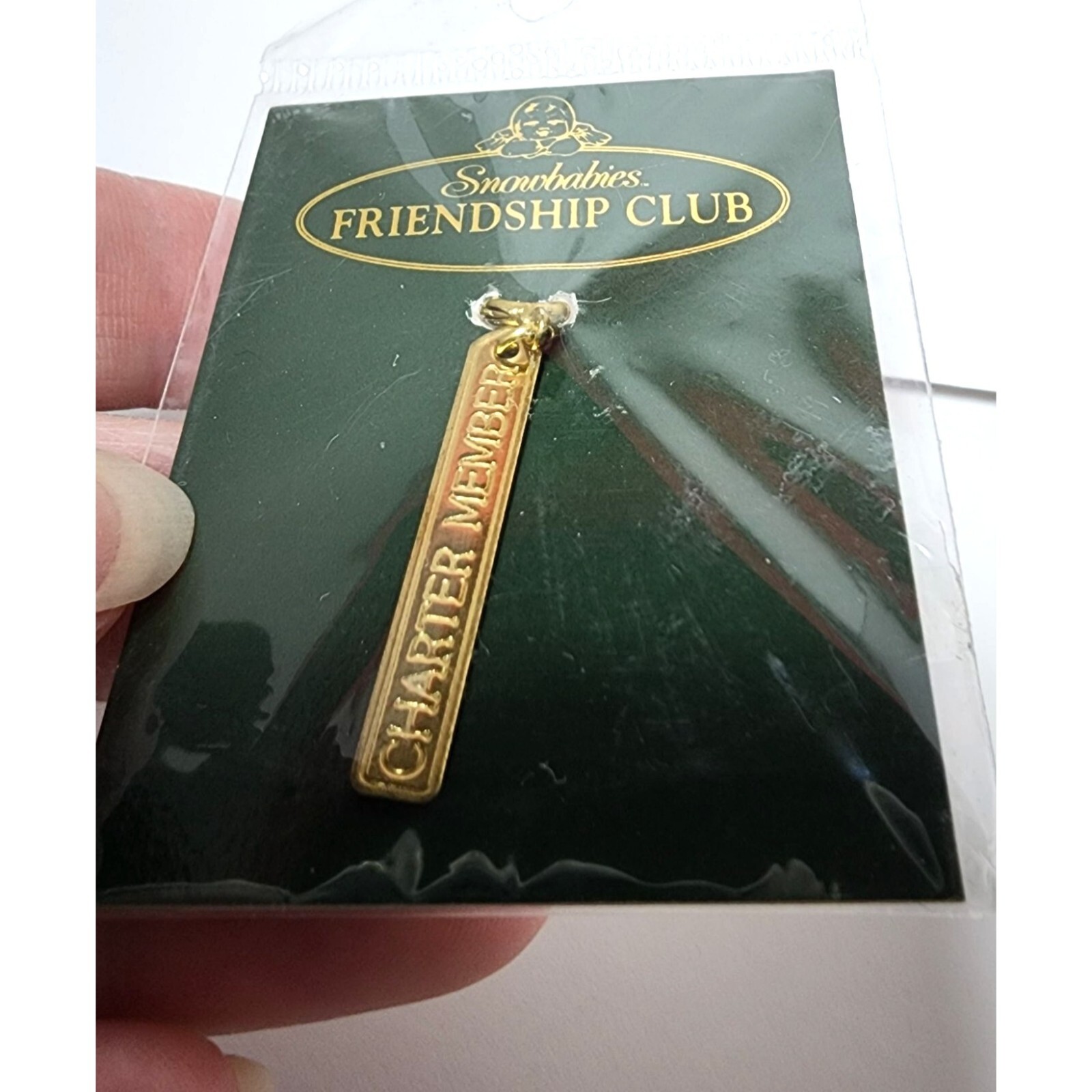 Department 56 Snowbabies Friendship Club Goldtone Charter Member Charm ...