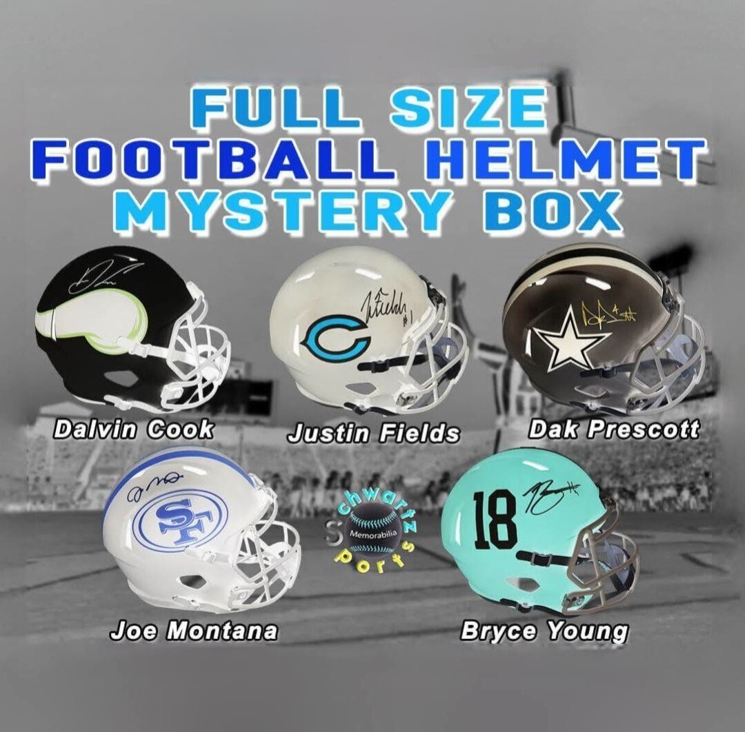 1x NFL Autographed Full-Size Helmet Box Mystery | eBay