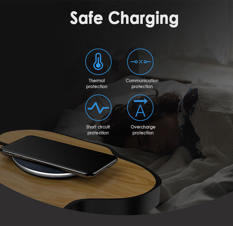 Wireless Fast Charger Charging Pad Dock for Samsung For iPhone Android ...