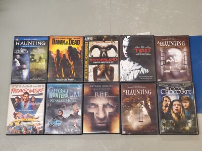 10 Horror Movies DVD Anthony Hopkins & More Documentary Scary Ghost | eBay
