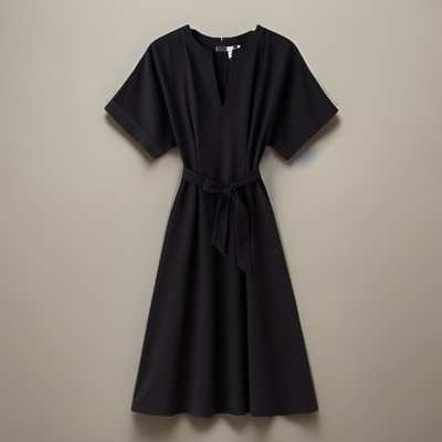 Tuckernuck Black Double Face Flannel Gianna Dress Size Large Neutral ...