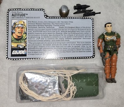 Altitude GI Joe Sky Patrol 1990 Action Figure Vintage Complete | eBay
