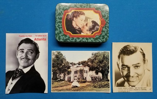 Clark Gable Gone With The Wind LOT Photo, Post Cards & Playing Cards in ...