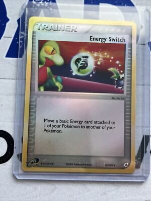 Pokémon TCG Energy Switch EX Ruby and Sapphire 82/109 Reverse Holo ...