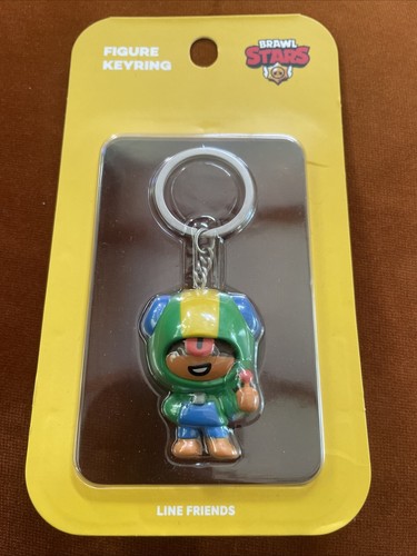 Line Friends X BRAWL STARS Official Goods LEON Figure Key Chain ...