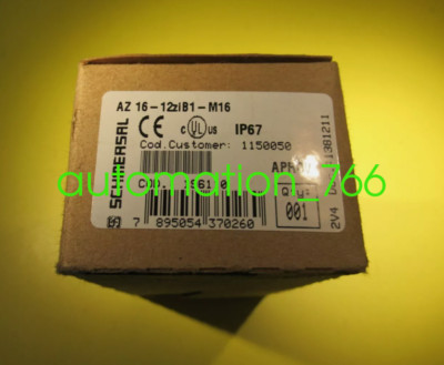 1PCS SCHMERSAL AZ16-12ZIB1-M16 New High-code door switches Via Fedex or ...